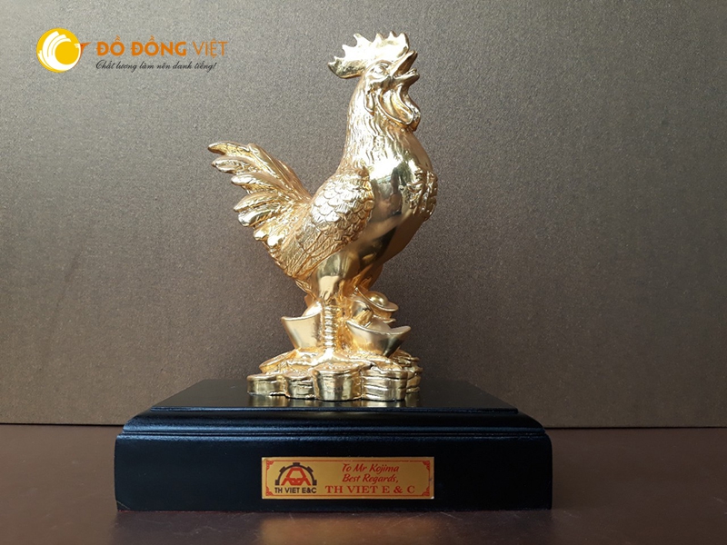 Hình tượng Gà trống bằng đồng phong thủy, cách sử dụng tượng gà trống ...